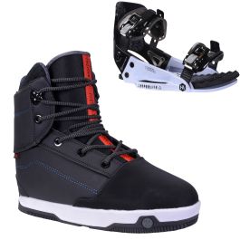 Buy 2025 Hyperlite Distortion System Wakeboard Boot Package - Secure ...